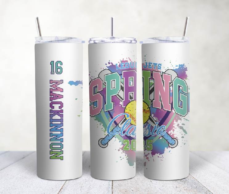 Spring Classic Splatter Tumbler | Seriously Graphic